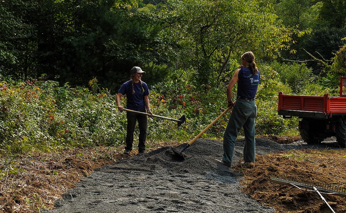 Behind the Scenes: Trail Work at BNRC - BNRC